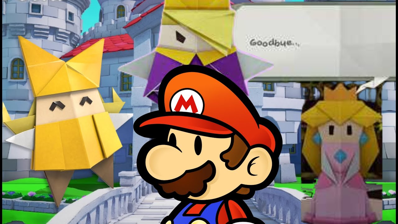 Paper pretzel cult! Paper mario the origami king #1 - YouTube