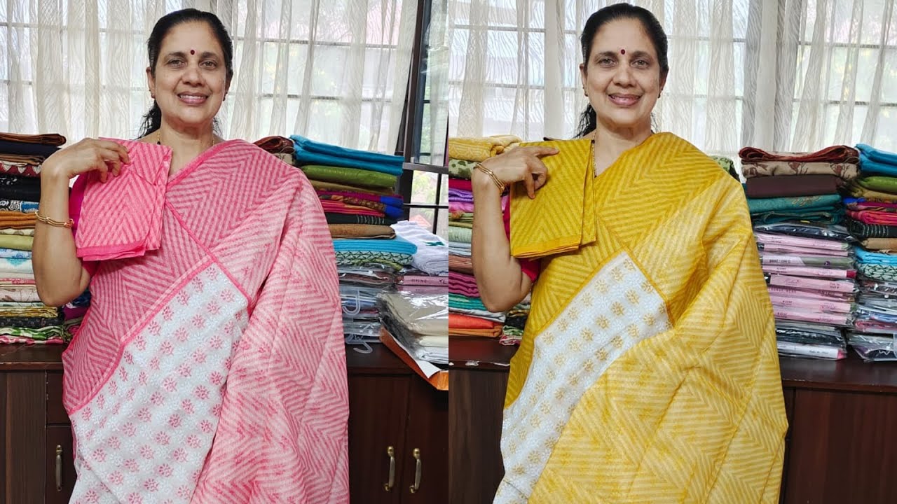 Different types of kota sarees - new arrival - YouTube