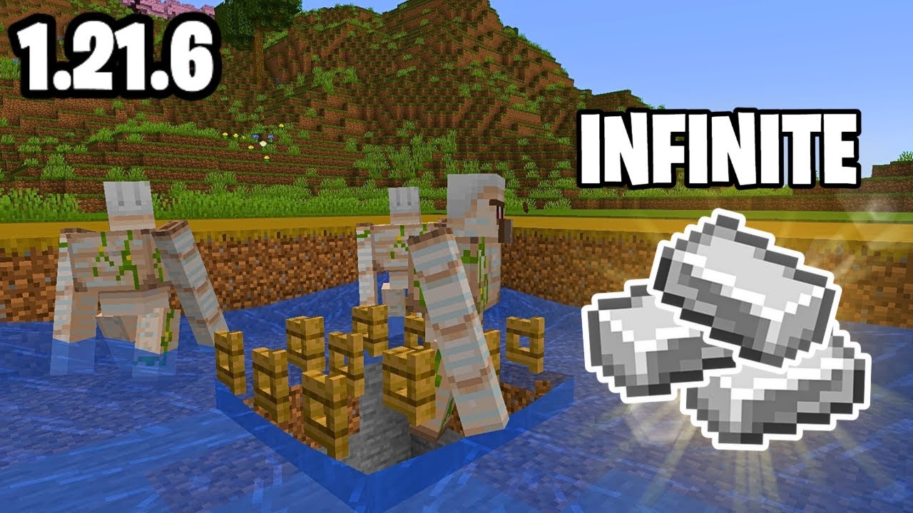 How To Build EASY Iron Farm in Minecraft 1.21.6 Java Edition - YouTube