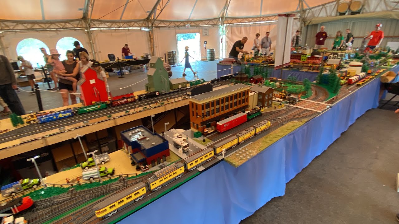 Lego, Model & Passenger Trains in Calgary, Alberta - YouTube