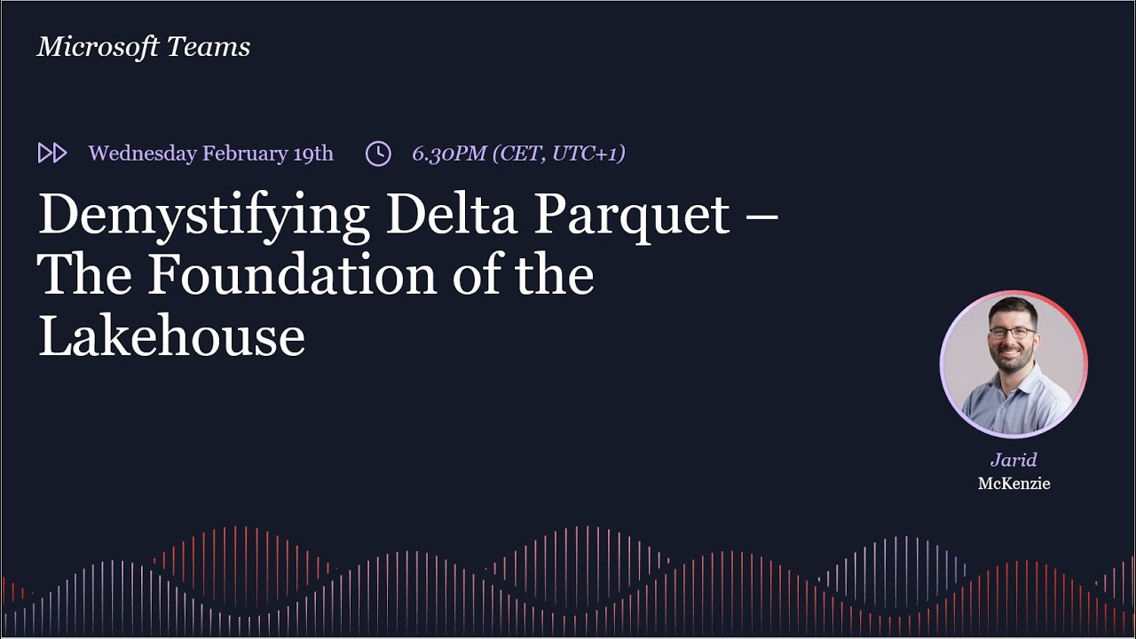 Demystifying Delta Parquet - The Foundation of the Lakehouse - YouTube