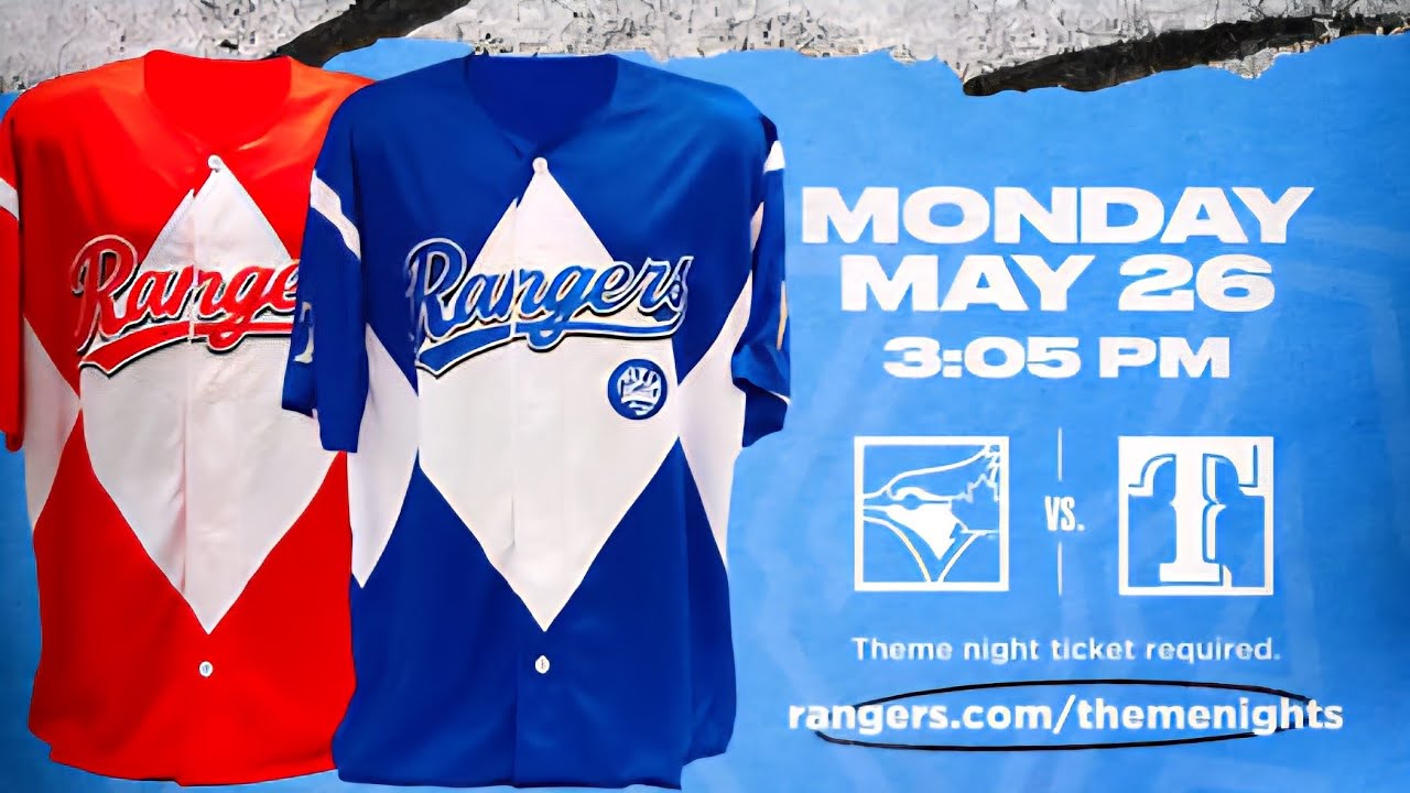 MLB Team Hosts Power Rangers Night Featuring Power Rangers Jerseys - I ...