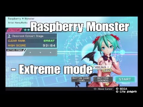 Raspberry Monster - Extreme Mode [Hatsune Miku Project Diva X]: - YouTube