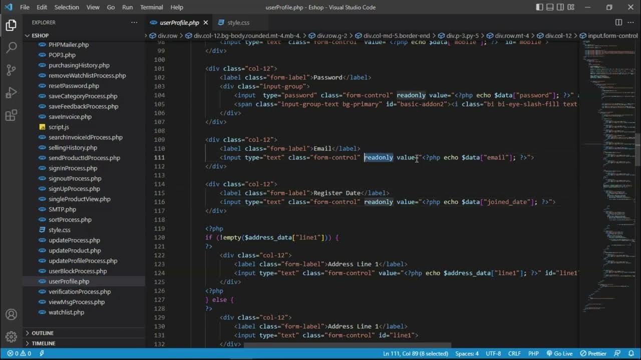 Design a responsive User Profile page - YouTube