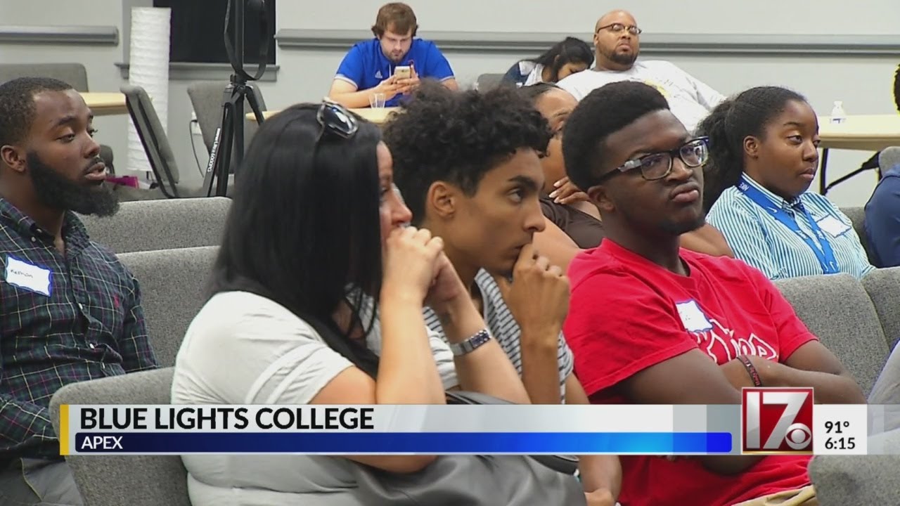 Blue Lights College in Apex welcomes new class - YouTube