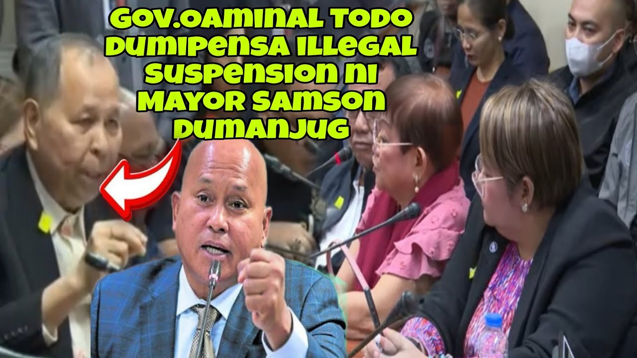 Illegal na Suspension ni Mayor Samson Dumanjug napatunayan sa Senate ...
