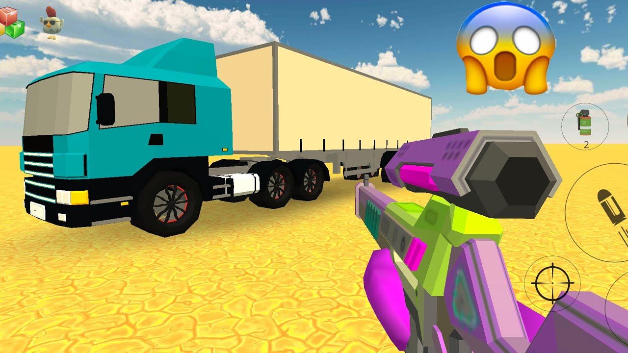 New Update Car Chicken Gun Game || Pro VS Hacker || SpaceRace - Maps ...