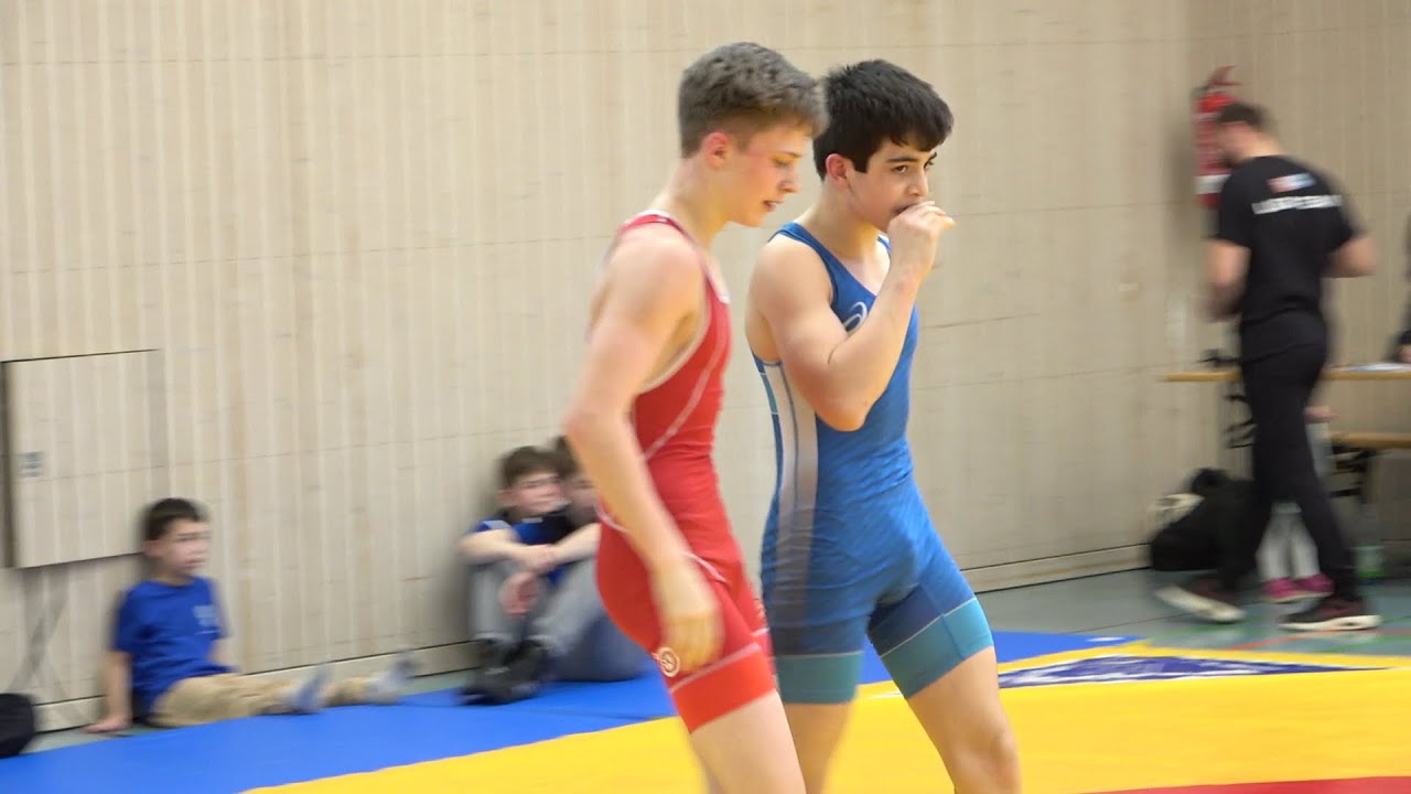Wrestling / Ringen MDM 2024 in Jena, Jugend B (U14), 57 kg, Murat ...
