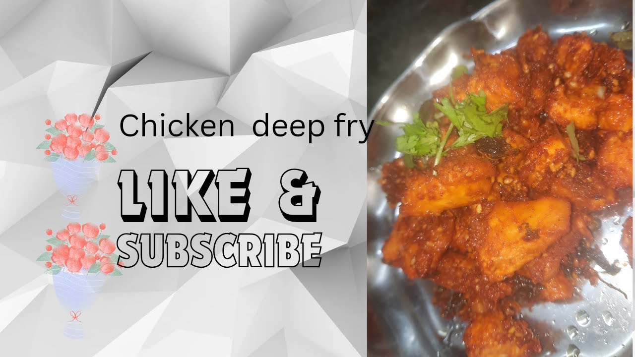 Chicken deep fry - YouTube
