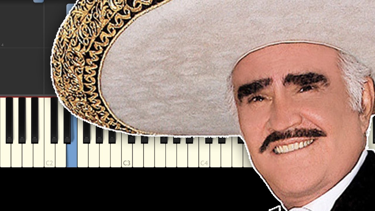Estos Celos / Vicente Fernández / Piano Tutorial - YouTube