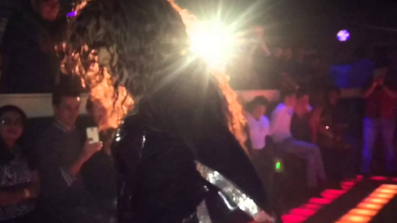 Coco montrese preforming at club luxor as Janet - YouTube