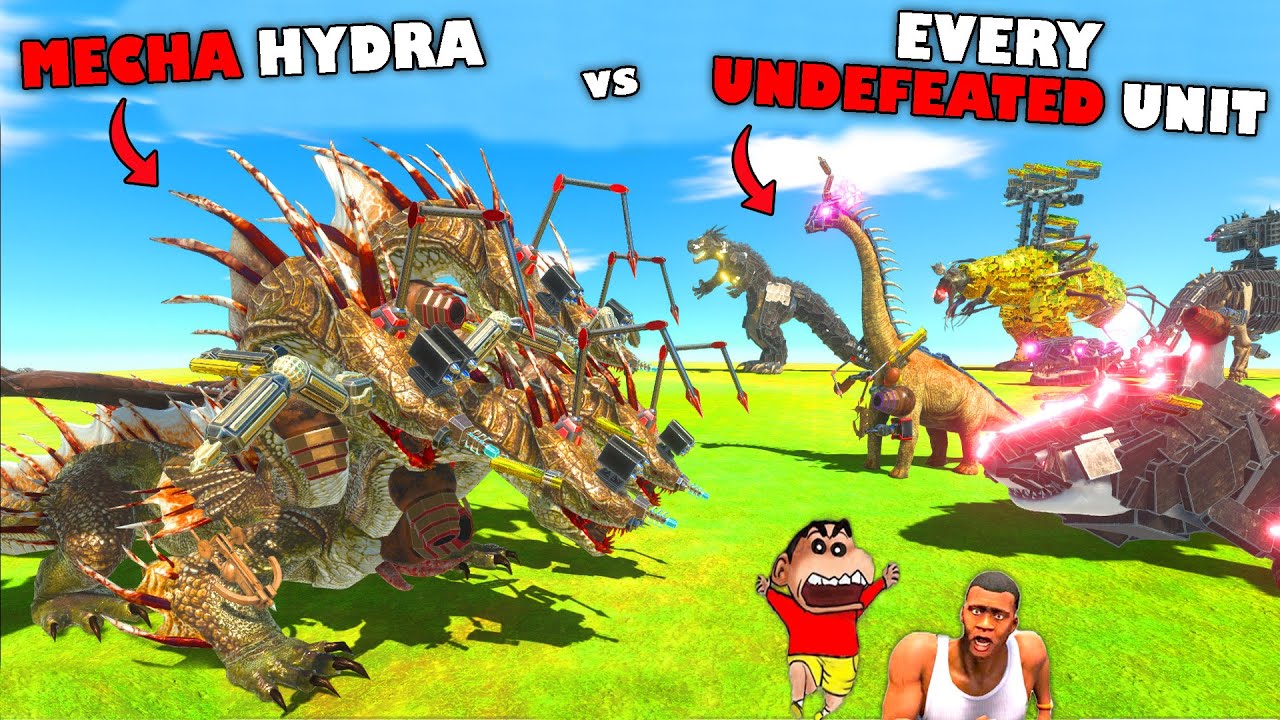 MECHA HYDRA vs EVERY UNDEFEATED UNIT in Animal Revolt Battle Simulator ...