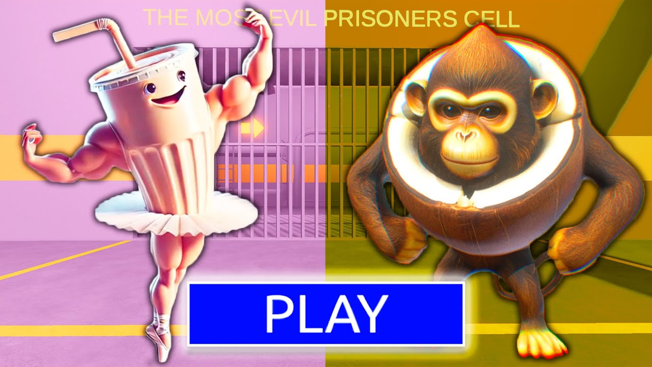 BALLERINO LOLOLO VS MONKEY COCONUT In Barry Prison Run! - YouTube