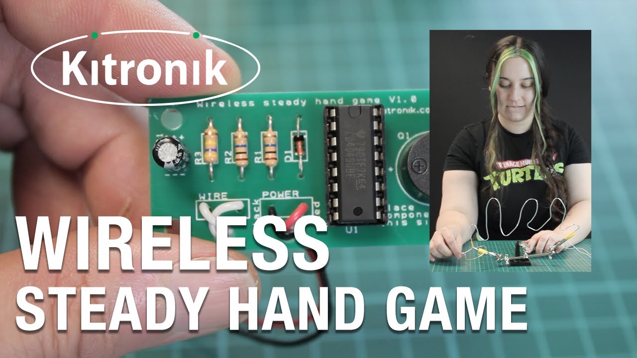 Kitronik Wireless Steady Hand Game - YouTube