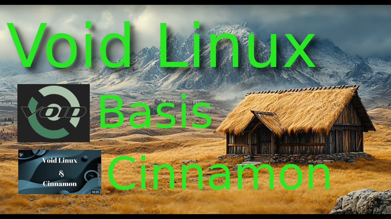 Void Linux Basis und Cinnamon vorgestellt - YouTube
