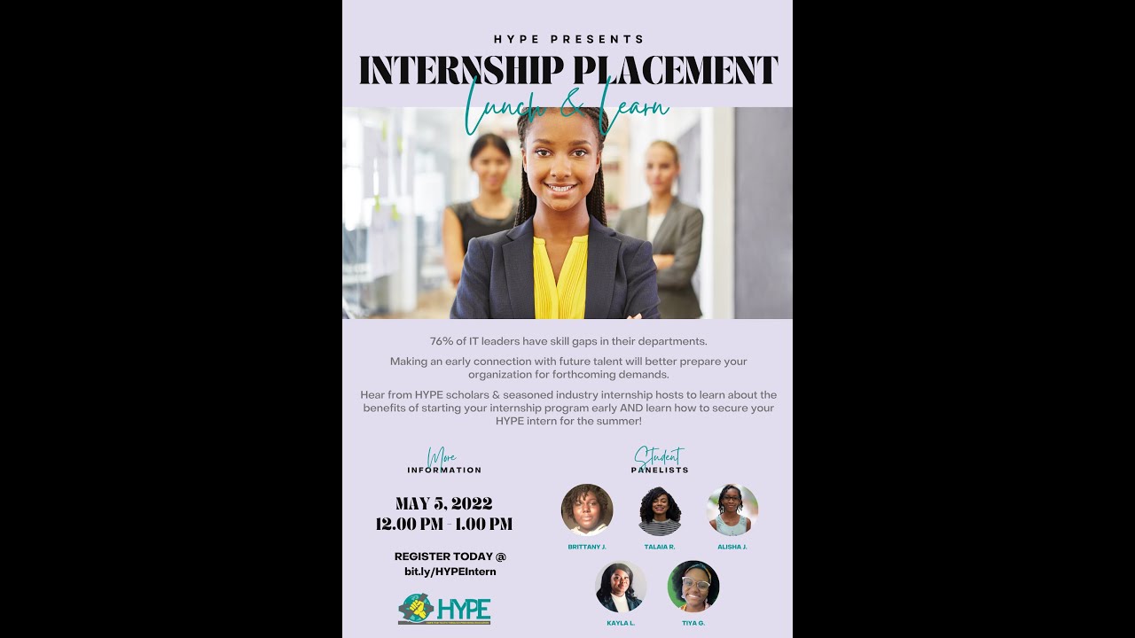 HYPE Internship Placement Program Info Session - YouTube
