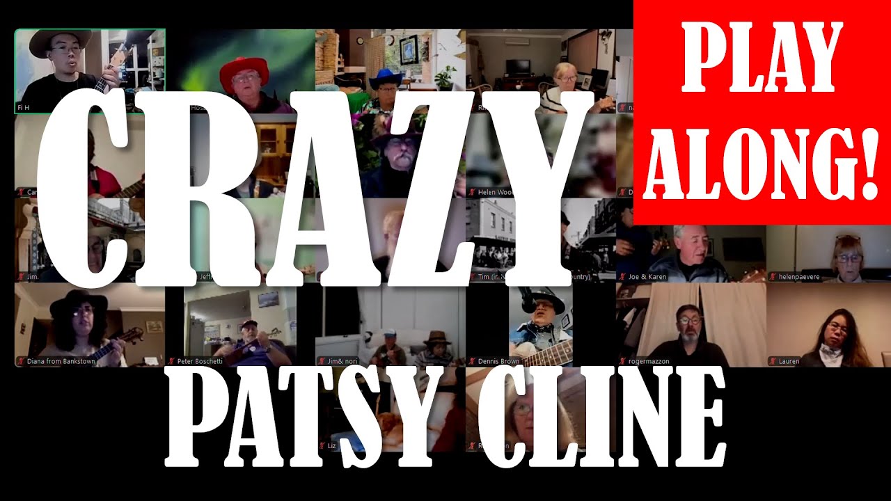 Crazy - Patsy Cline - Ukulele Play Along (10 chords) - YouTube