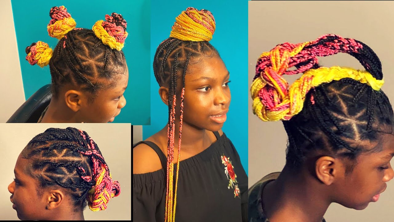 12 ways to styles box braids 2020 - YouTube