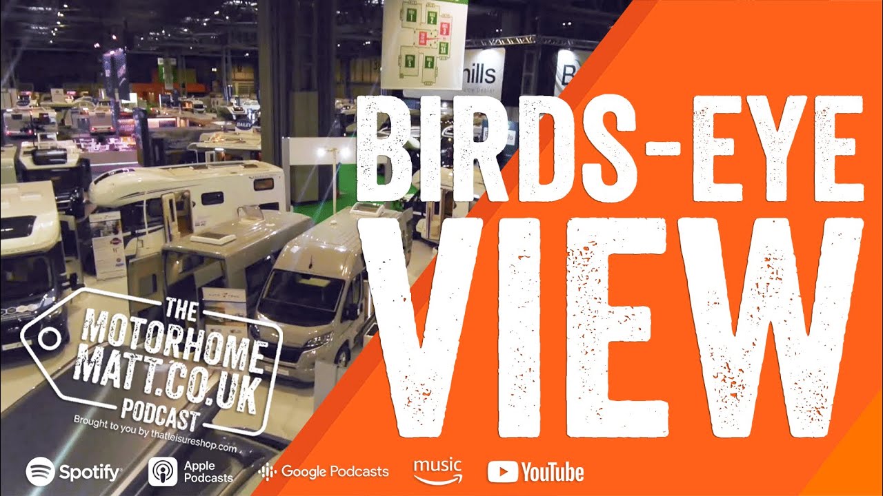 Take a birds-eye view tour of the NEC Caravan, Camping & Motorhome Show ...