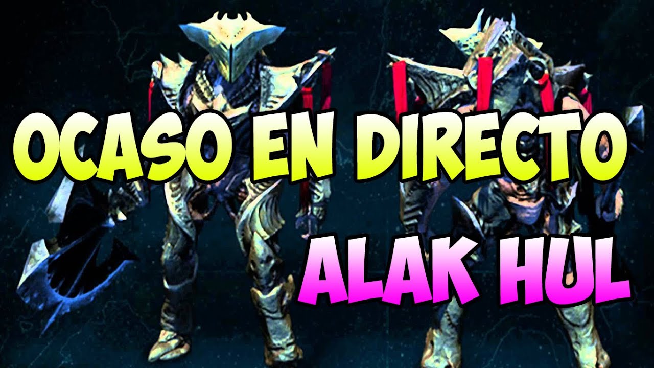 DESTINY | OCASO EN DIRECTO: ALAK-HUL,EL SABLE OSCURO - YouTube