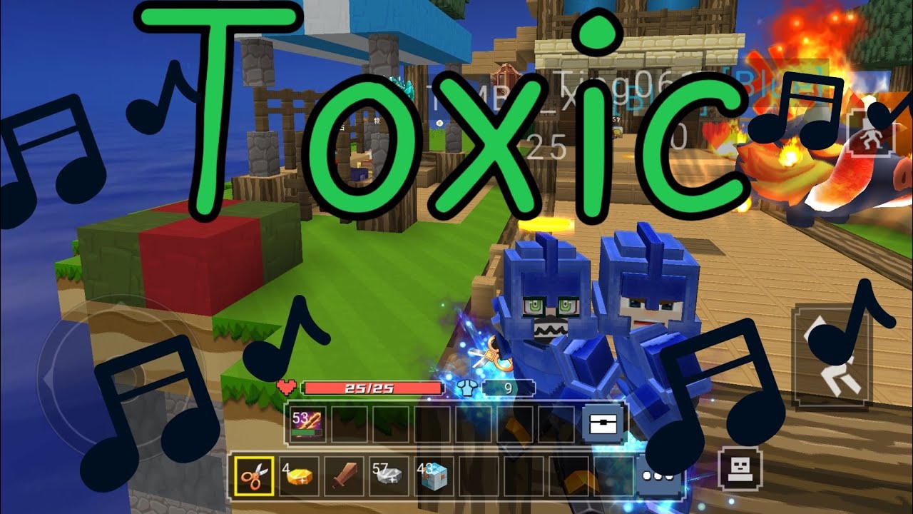 All my friends are toxic but… || BlockMan Go Blocky Mods || (sad story ...