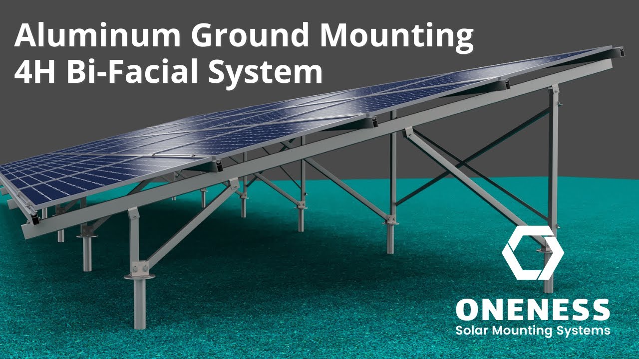 ALUMINUM GROUND SOLAR RACKING STRUCTURE by ONENESS SOLAR MOUNTING ...