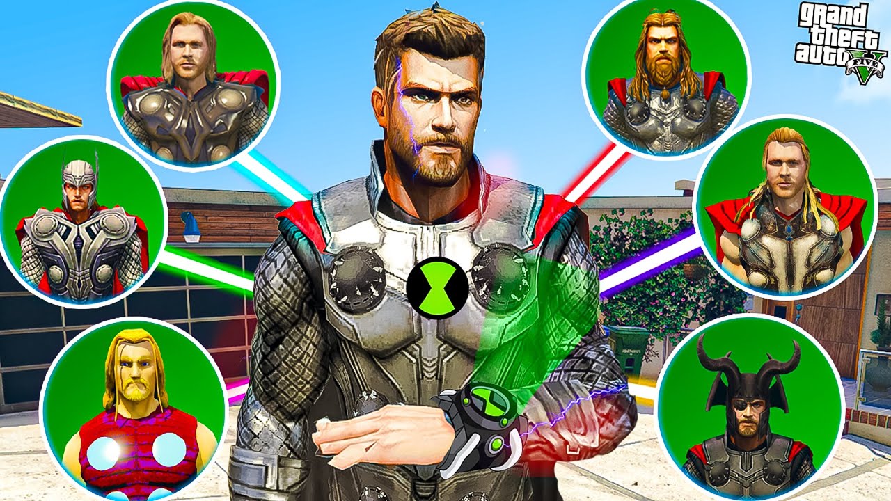 GTA 5 : $1 THOR into $1,000,000,000 THOR Suit in GTA 5 ! (GTA 5 Mods ...