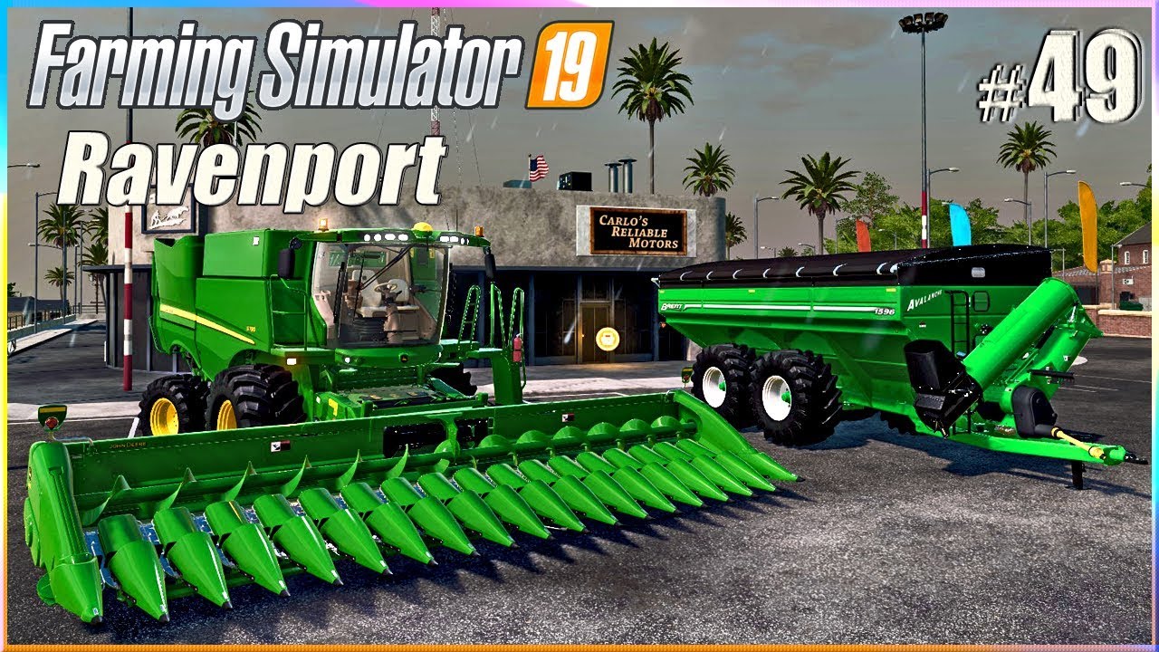 FS19 | Ravenport | #49 JD S790 + Brent Avalanche 1596 [Gameplay PC ...