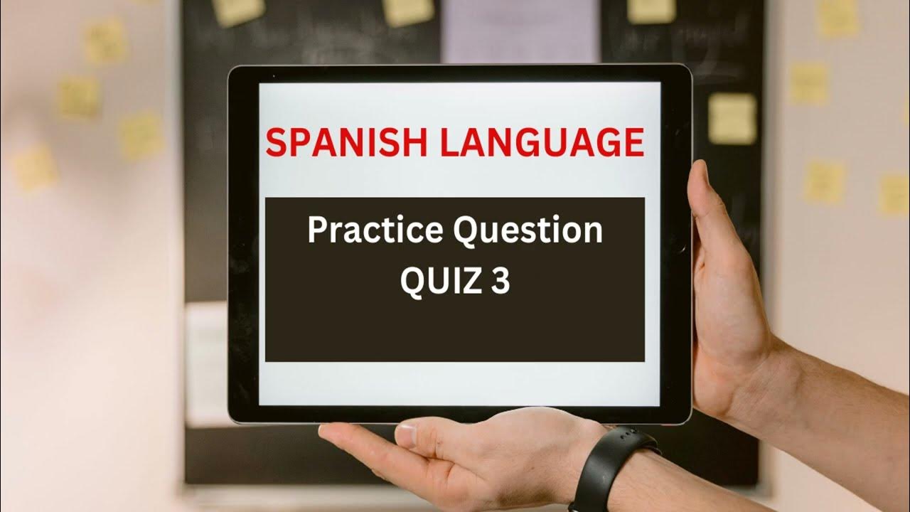 Spanish Language Quiz 3#learnspanish #spanishlanguage # ...