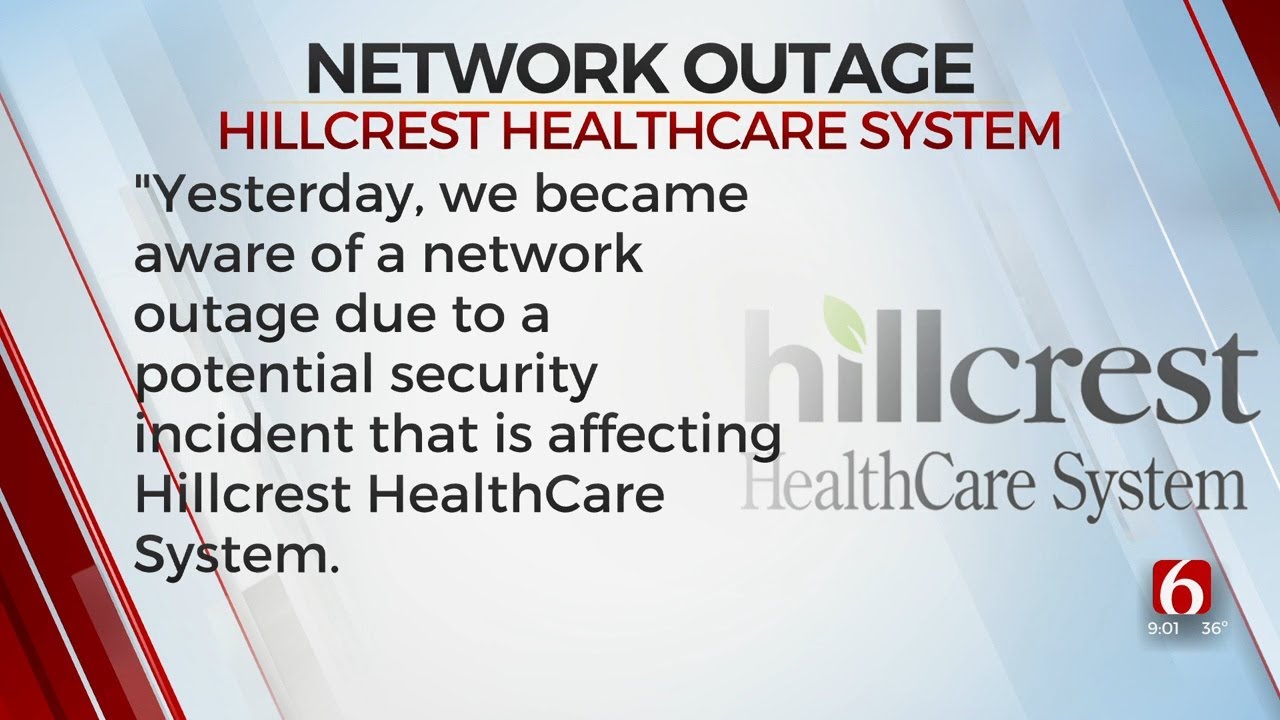 Hillcrest HealthCare Reported Security Incident, Some Emergency Rooms On Divert Status - YouTube