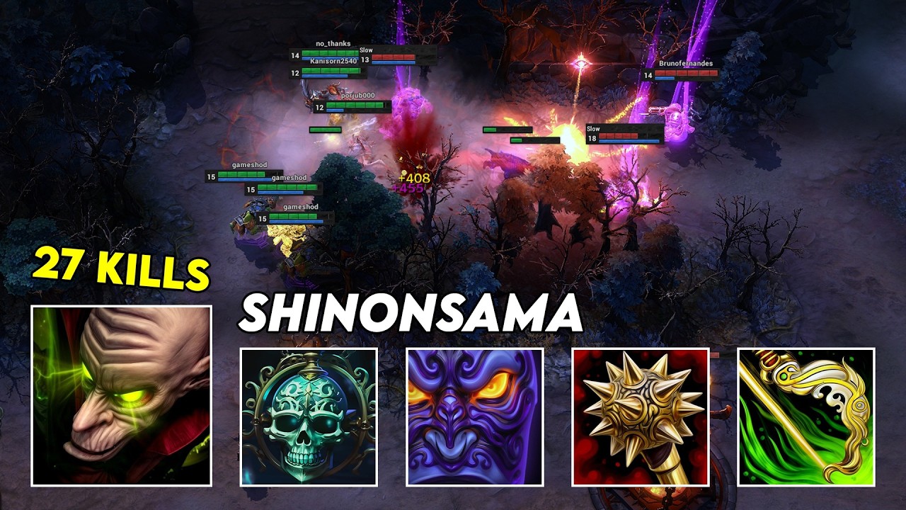 HON Reborn Puppet Master - SHINONSAMA 27 Kills - YouTube