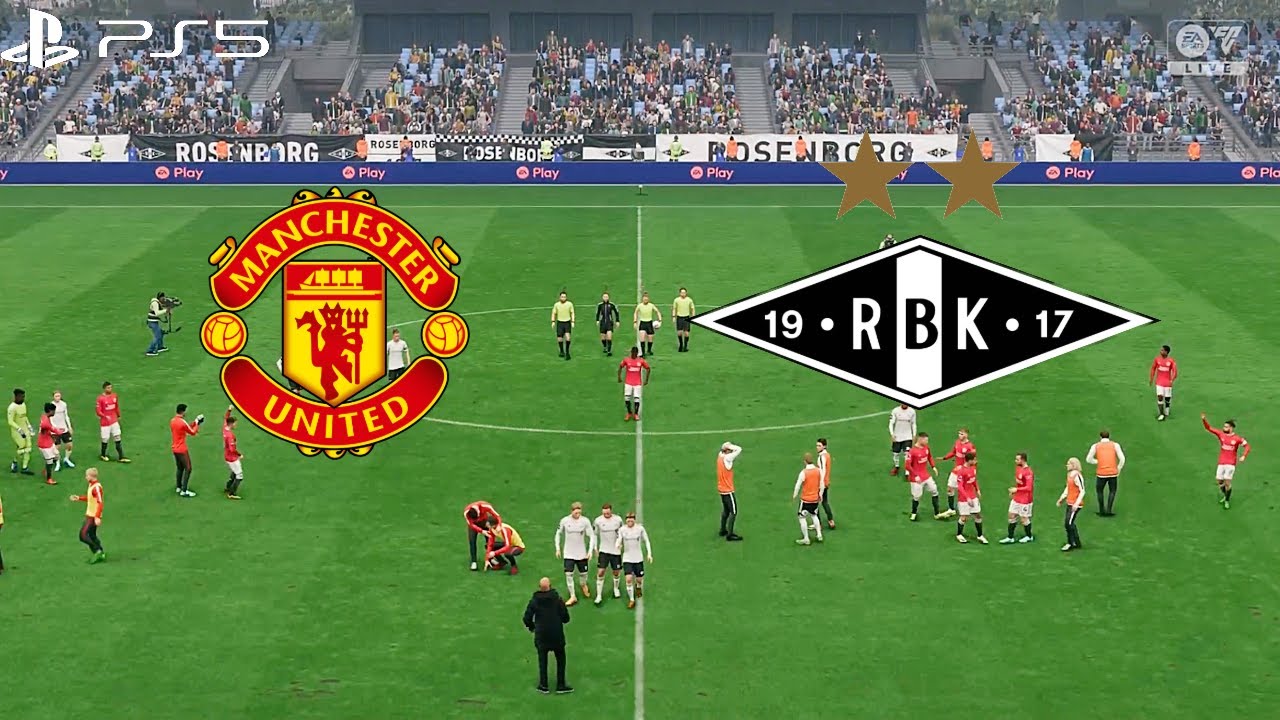 Man United vs Rosenborg | Club Friendlies | Full Match| Fifa 24 ...