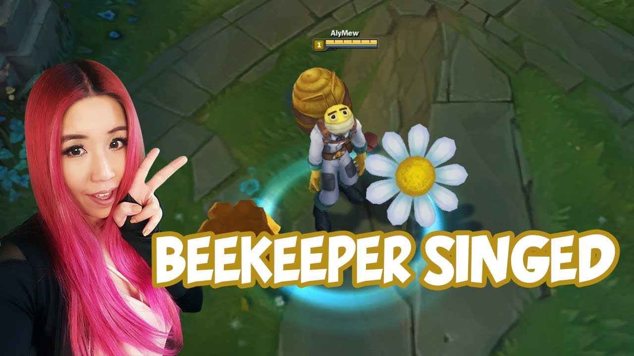 Beekeeper Singed Gameplay - I am a Potato - League of Legends PBE - YouTube