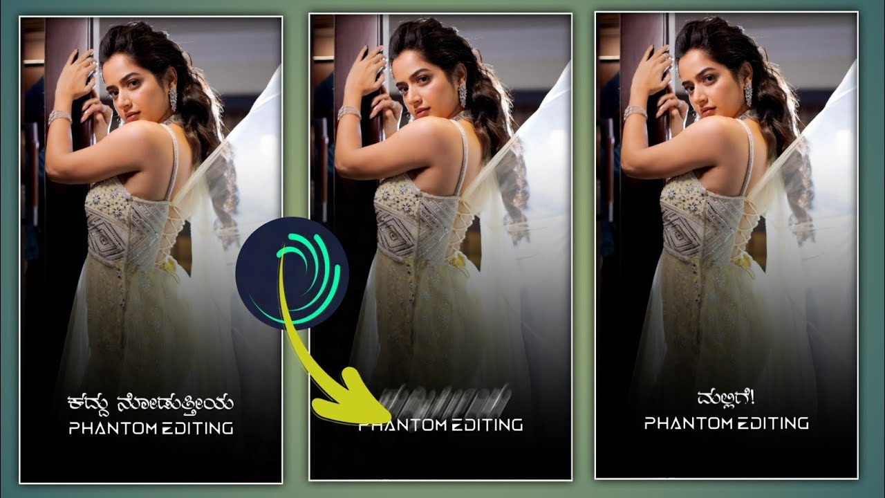 Ashika Ranganath|all ok|mallige huva|trending Editing|editing tutorial|alight Motion|Phantom ...
