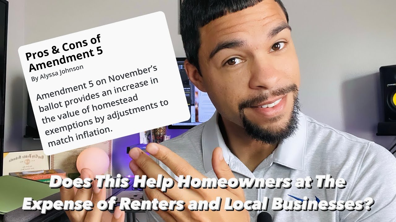 Does Amendment 5 Help Homeowners at The Expense of Renters and Local Businesses? - YouTube