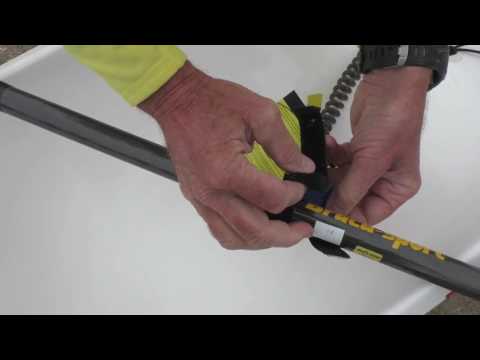 Epic Paddle Leash Installation surf ski accessories - YouTube