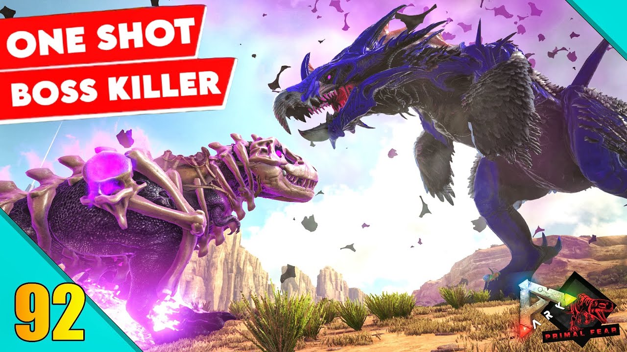 One Shot Boss Killer : All Primal Fear Boss VS SKELETONIZED TYRANNOSAUR ...