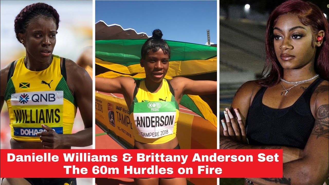 Danielle Williams & Brittany Anderson Win 60m Hurdles |New balance ...