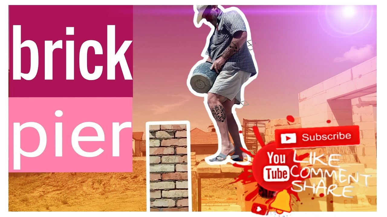Basic brick pier. - YouTube