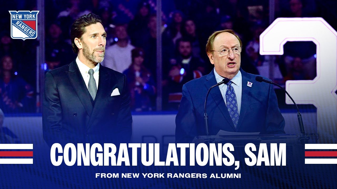 Messages to Sam Rosen from New York Rangers Alumni - YouTube