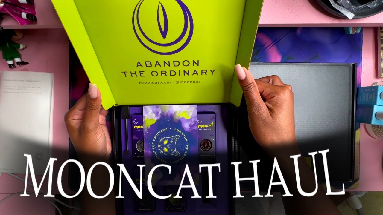 moon cat nail polish haul - YouTube