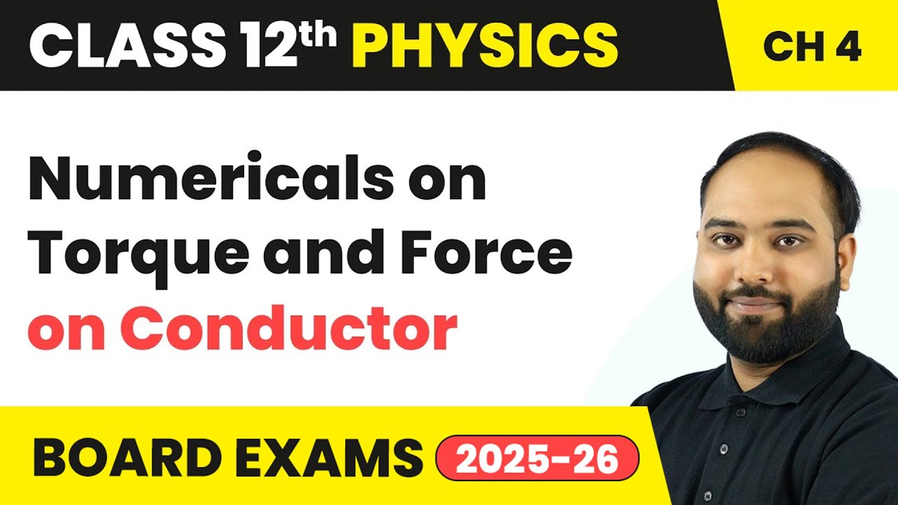 Numericals on Torque and Force on Conductor | Class 12 Physics Chapter ...