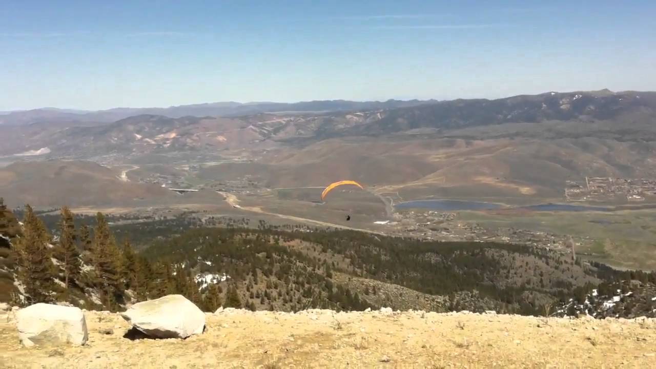 Paragliding off Mt. Rose / Slide Mtn. Reno, NV - YouTube
