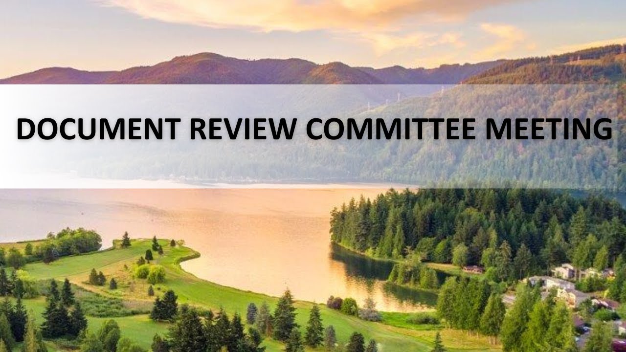Document Review Committee, SVCA 2024 03 20 - YouTube
