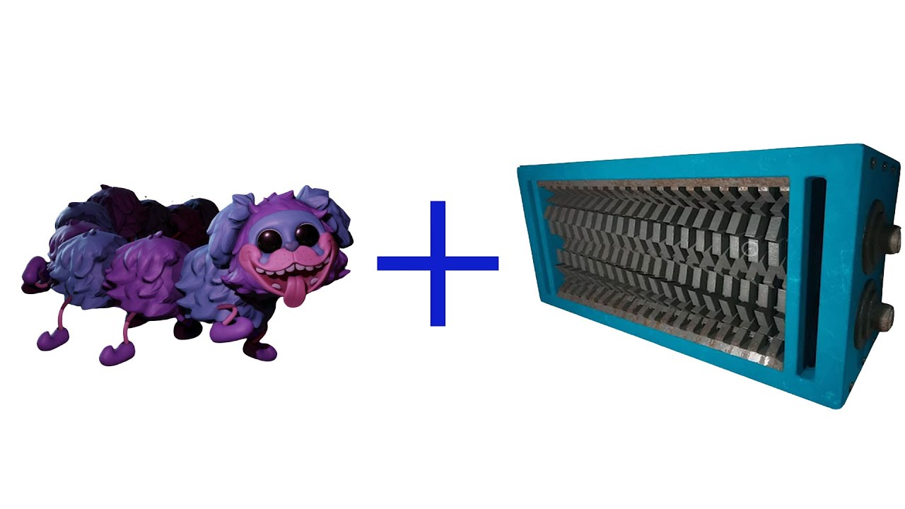 PJ Pug + Shredder = ??? Poppy Playtime Animation! MIX - YouTube