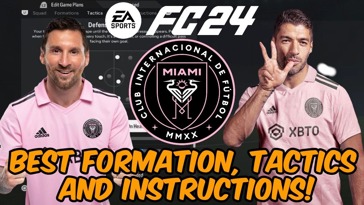 *UPDATE 2.0* EA FC 24 - BEST INTER MIAMI Formation, Tactics and ...
