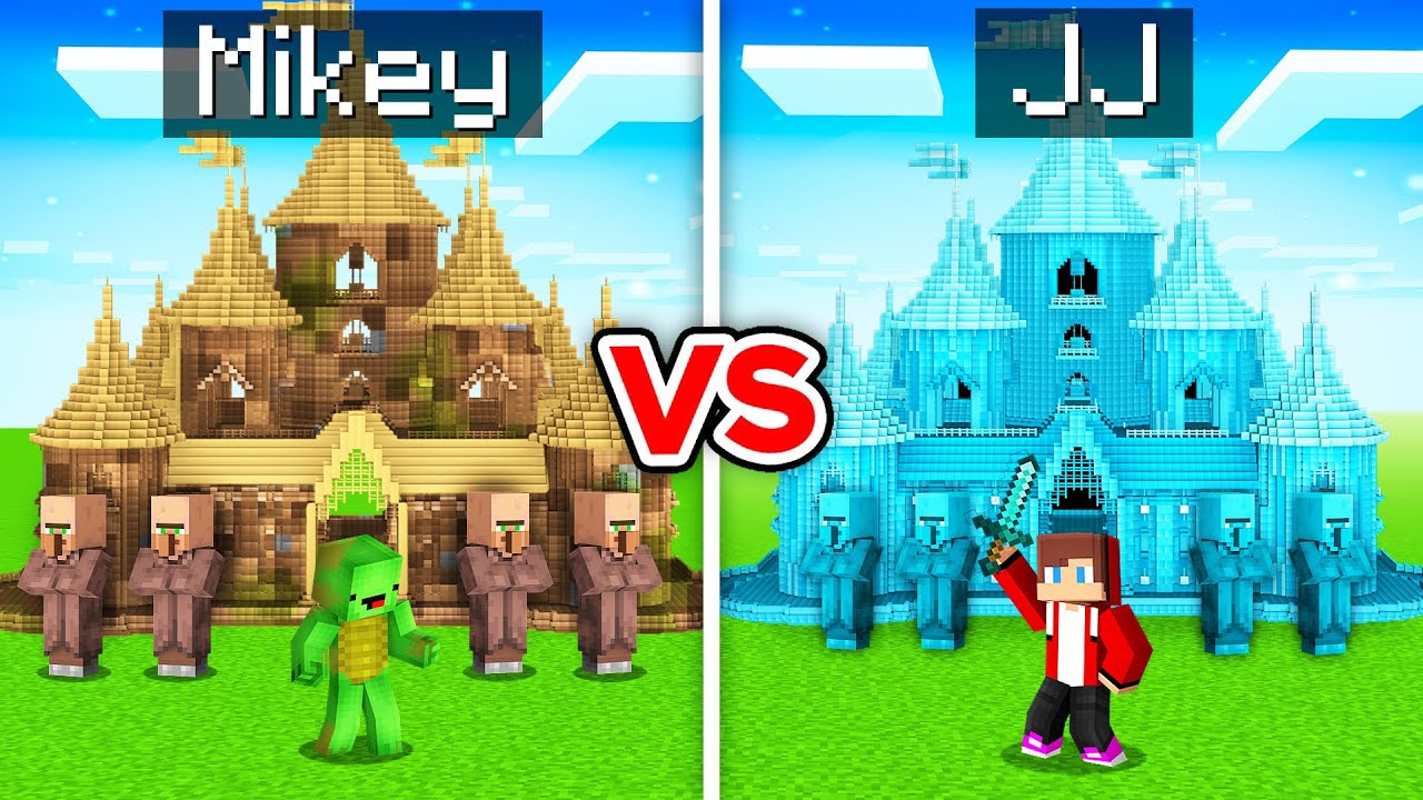 Mikey Dirt Kingdom vs JJ Diamond Kingdom in Minecraft JJ and Mikey (Maizen) - YouTube