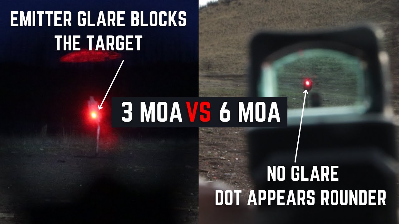 3 MOA Vs 6 MOA Subtle Things Affecting Emitter Glare Astigmatism