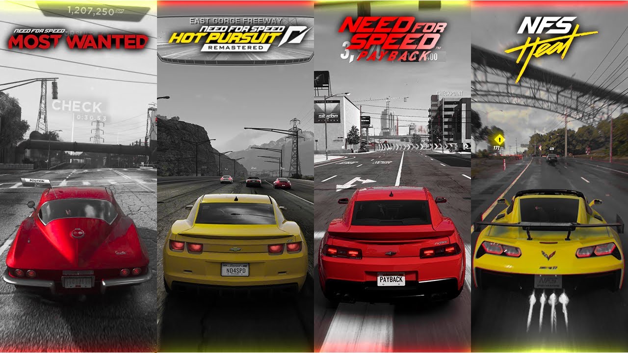 CHEVROLET In NFS Games - YouTube
