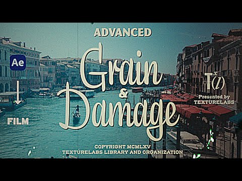 Detailed Analog Film Damage in After Effects - no stock footage or plugins!